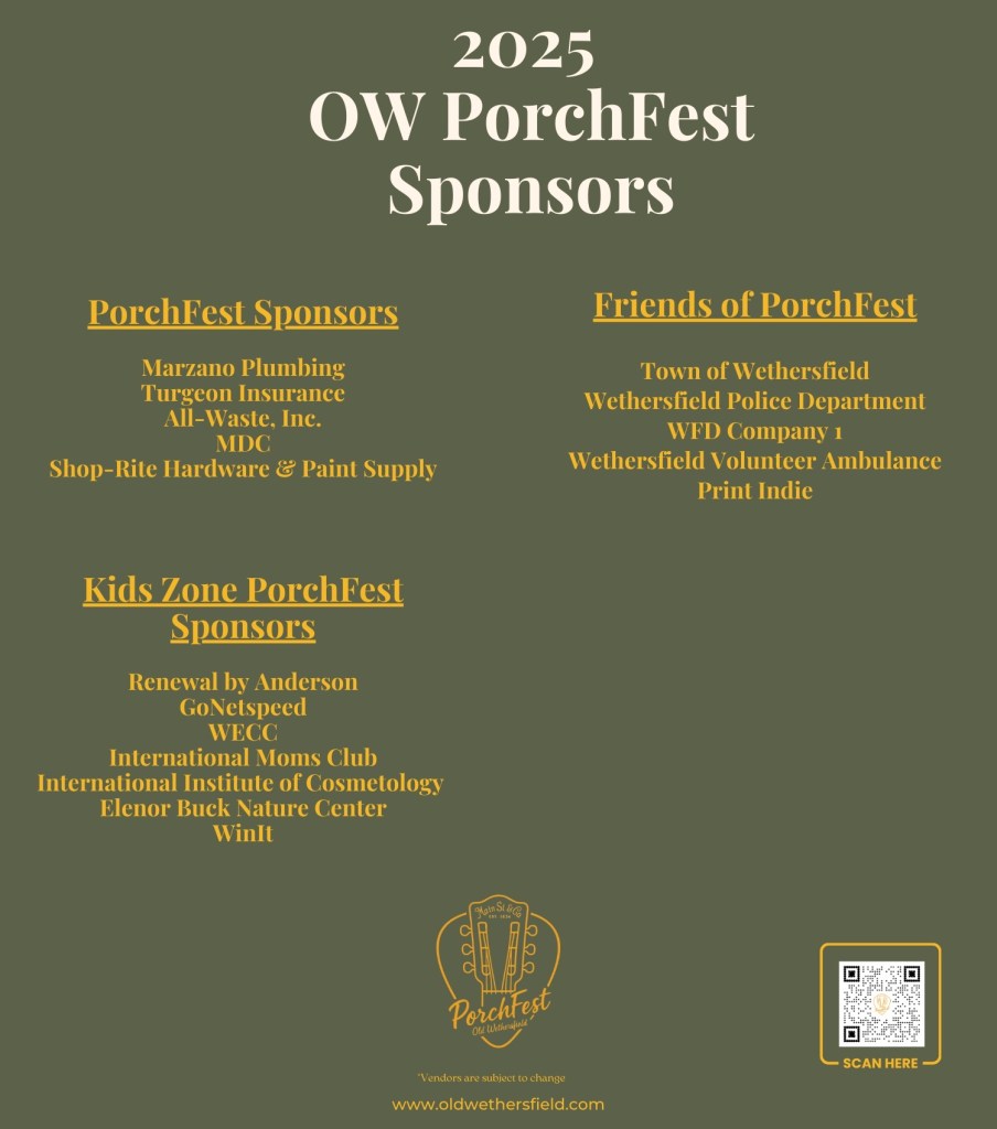 Porchfest – Old Wethersfield
